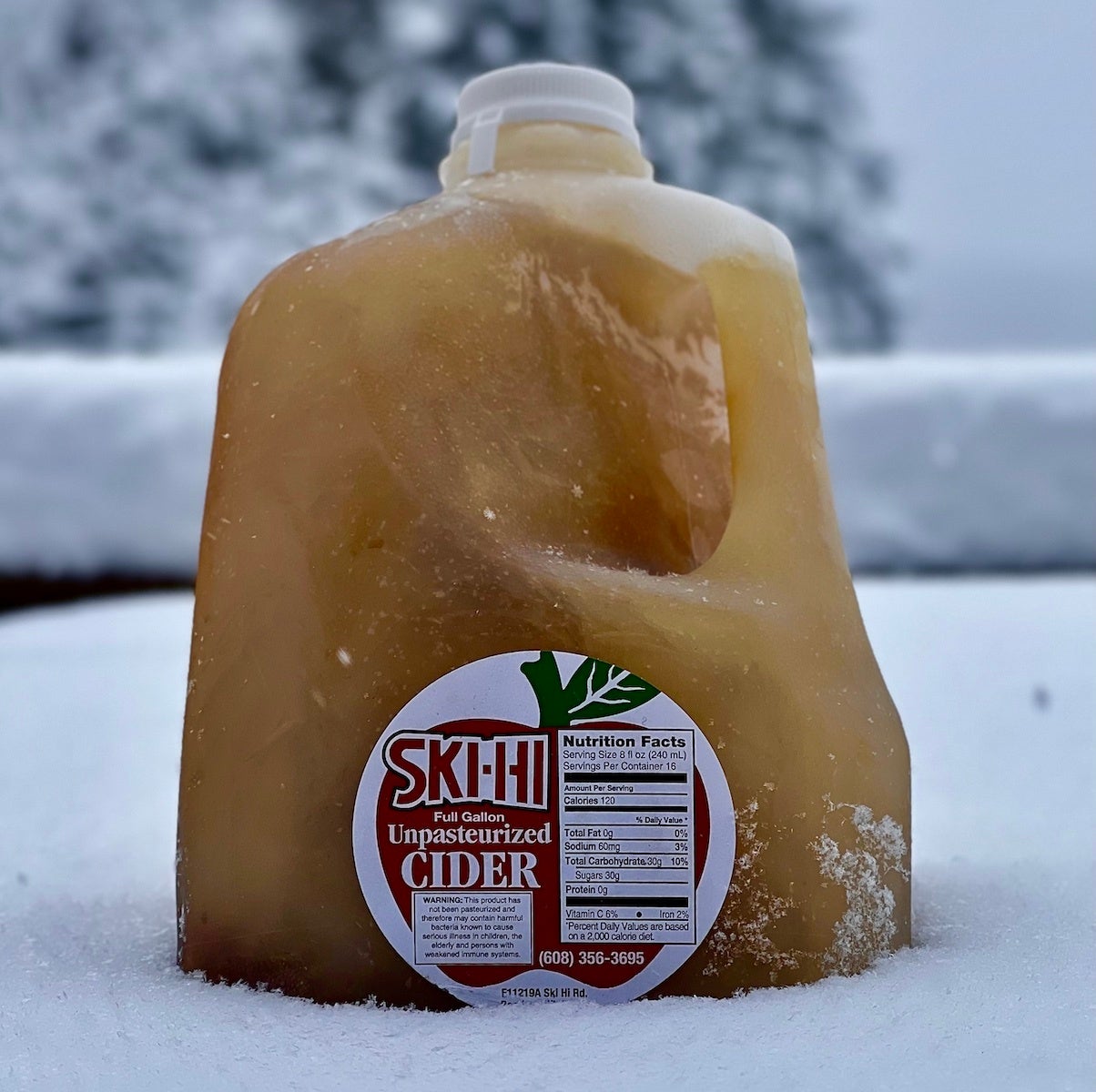 Frozen Apple Cider | Ski-Hi Fruit Farm